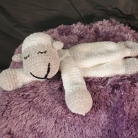 PATTERN ONLY SLEEPY Sheep Comforter Crochet Sheep Crochet - Etsy Canada