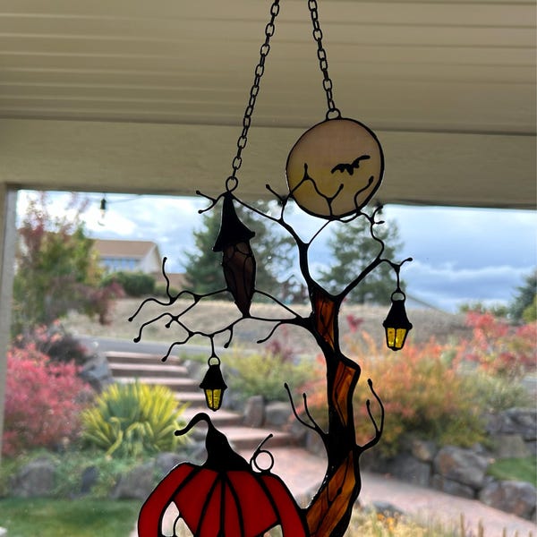 Stained Glass Art Suncatcher Viper. Animal Snake Serpent Home Asp. Wall ...