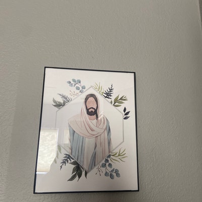 Jesus Christ Faceless Portrait Watercolor Print - Etsy