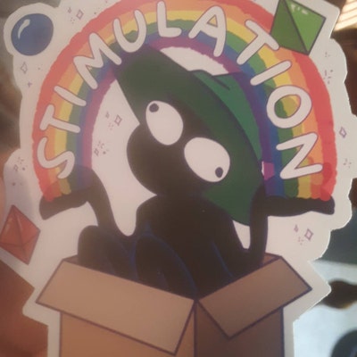 Stimulation Lonely Wizard Inscryption Inspired Sticker - Etsy