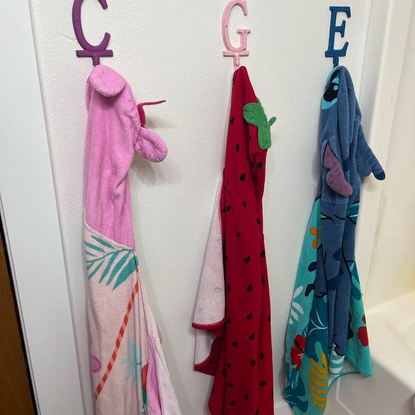 Number Wall Hook - Custom Painted Number Hook - Sports Number Hook ...