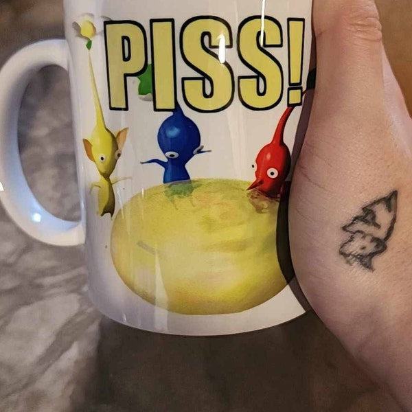 Pikmin PISS Mug - Etsy