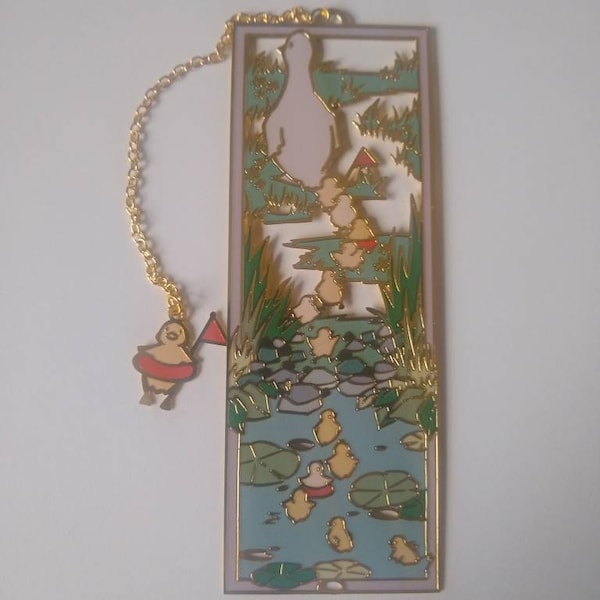 Duckies | Original Design | Enamel Bookmark / Charm | 11x4cm - Etsy