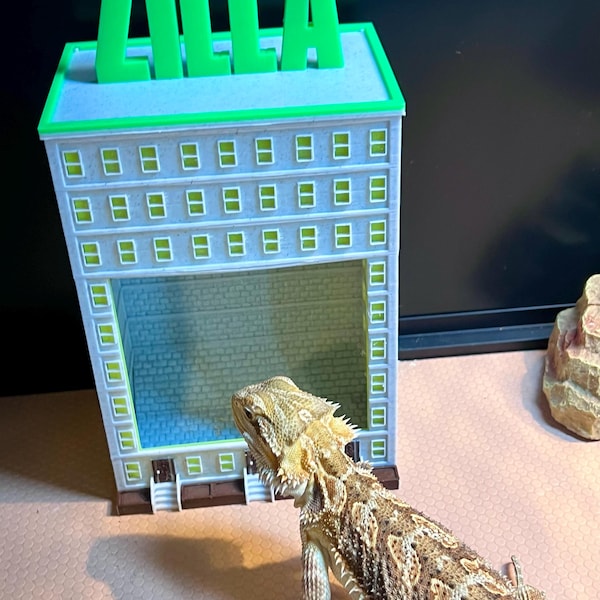 Bearded Dragon Reptile Feeder Bug Box Bearded Dragon Food Greek Temple ...