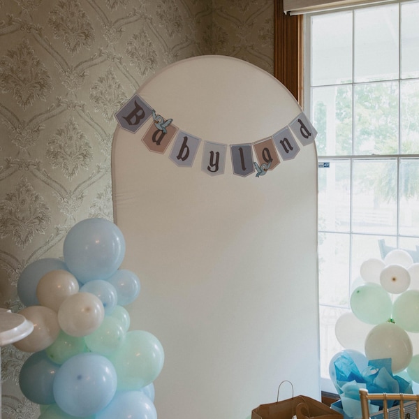 Printable Babyland Party Banner, Disneyland Baby Shower Party ...