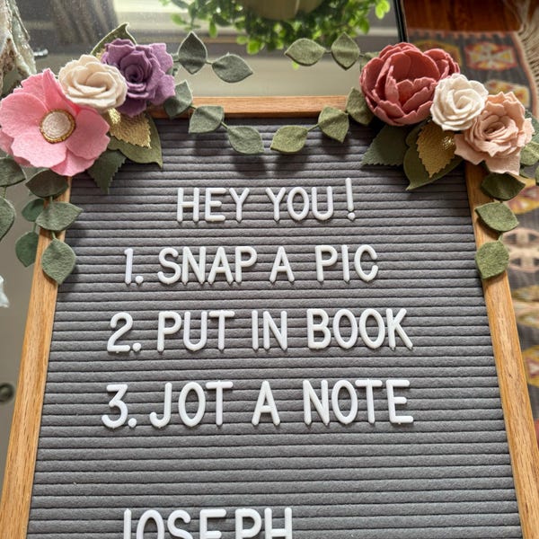 1-inch White Plastic Letter Set for Felt Letter Boards. Set of 348 ...