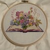 Open Book Cross Stitch Pattern PDF - Teacher Gift Book Lovers Gifts ...