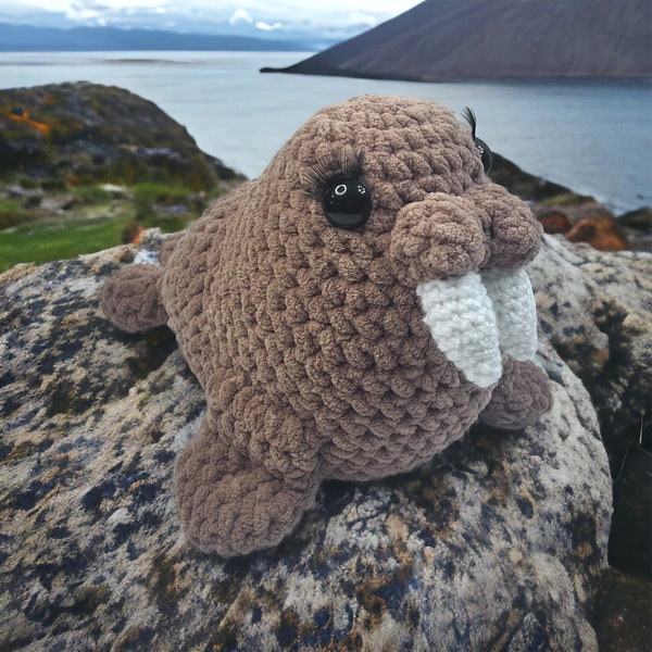 PATTERN/INSTRUCTIONS Walrus, Amigurumi Pattern, Walrus Pattern, Crochet ...