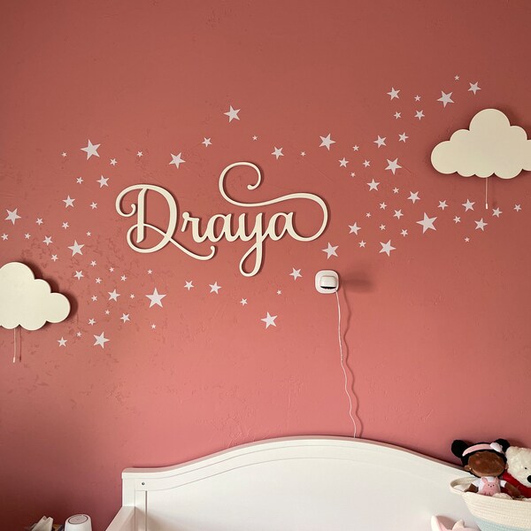 Set of 2 CLOUD WALL LIGHTS - Nursery Lighting - Baby Room Night Light ...