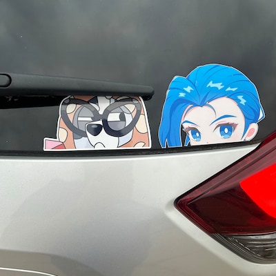 Jinx Peeker Holographic Stickers Vi Stickers Car Decal Computer Decals ...