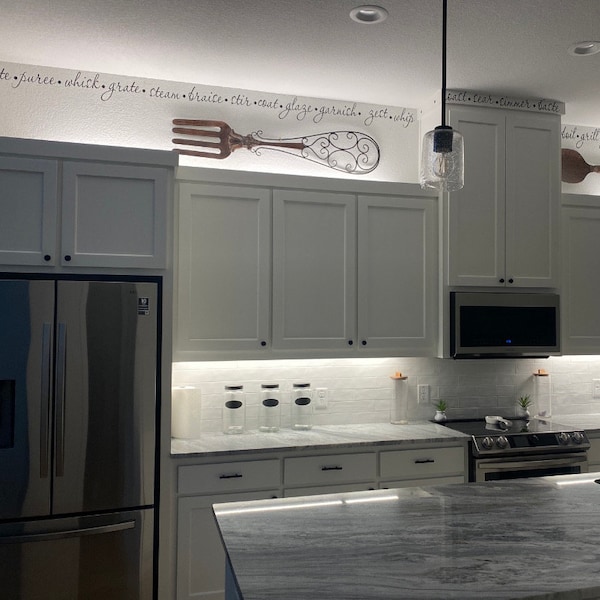 Kitchen Border Cooking Quote Vinyl Wall Decor Lettering Decal - Etsy