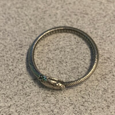 Ouroboros Ring or Charm 925 Sterling Silver or Solid Bronze Ouroboros ...