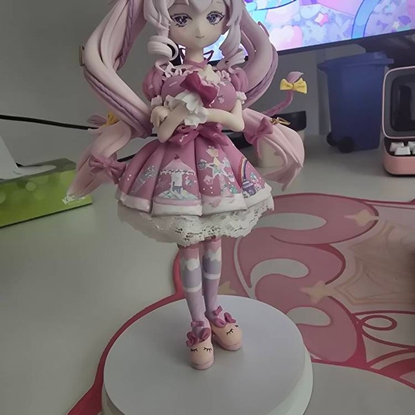 Anime Clay Figures, Game Clay Models, Cute Clay Models, Clay Dolls ...