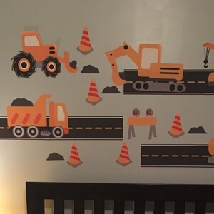 Construction Transportation Dump Truck Car Wall Decals Kids Stickers ...