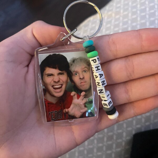 Dan and Phil Mini Photo Keychains - Etsy