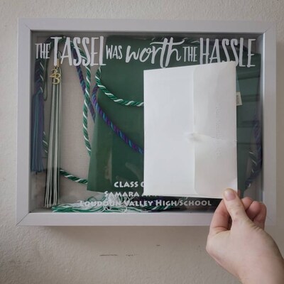 Graduation Cap Tassel Shadowbox, TASSEL Was WORTH the HASSLE, Milestone ...