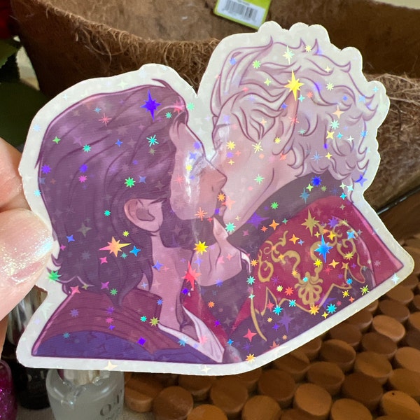 Holographic Bloodweave Gale & Astarion Baldur's Gate 3 Sticker - Etsy