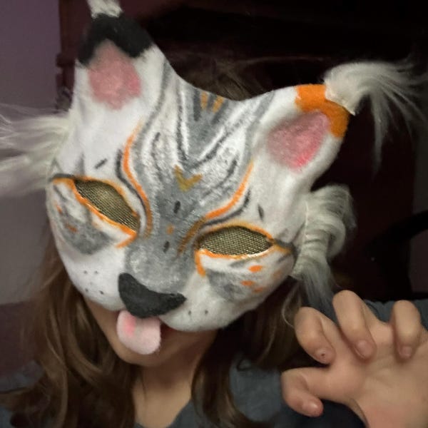 Canine Mask Base With a Bendable Ear read Description - Etsy