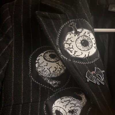 Eyeball Patches Horror Patches, Gothic, Witchy, Eye Patch, Sew On, Punk ...