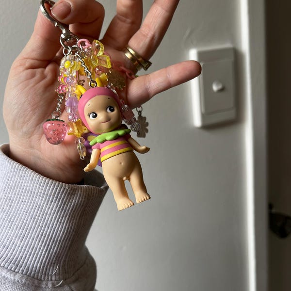 Cute Miniature Bo Peep Lalaloopsy Handmade Bag Charm - Keychain Keyring ...