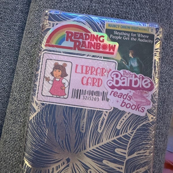 Reading Rainbow HOLOGRAPHIC Sticker Eighties Vintage Logo Sticker for ...