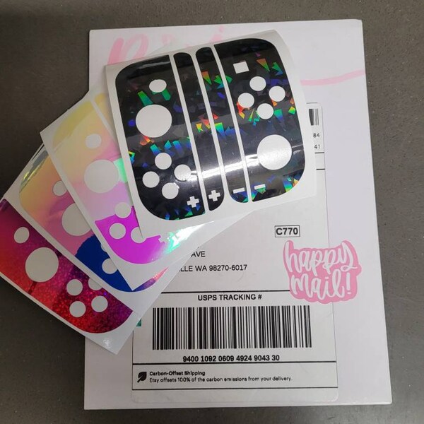 Nintendo Switch Joy Con Decals | Custom Made Skin | Holographic ...