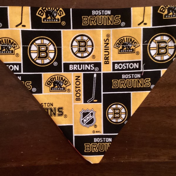 NHL BOSTON BRUINS Patchwork Hockey 100% Cotton Fabric Material You ...