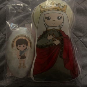 Set of 50 2x4 Saint Stickers With Feast Day. Kids Saint Stickers. First ...