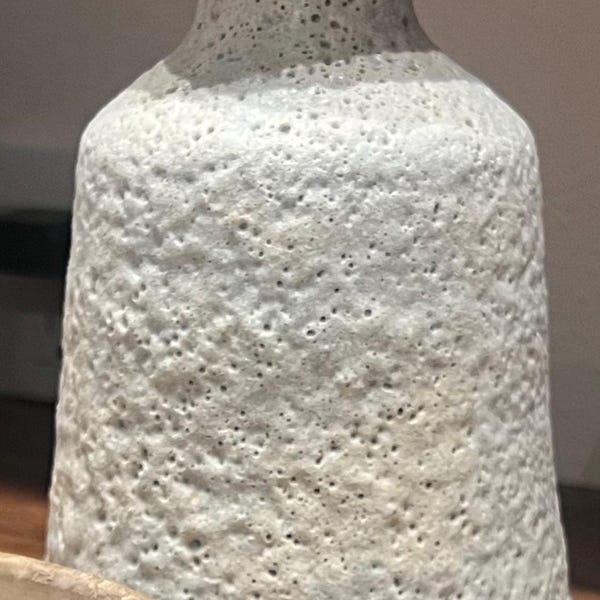 5 Rustic Modern Stoneware Mini Bud Vases With Crater White Matte Glaze ...