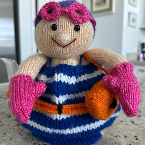 Tea Cosy Knitting Pattern. PDF Digital Download. Cat Nap Tea Cosy ...