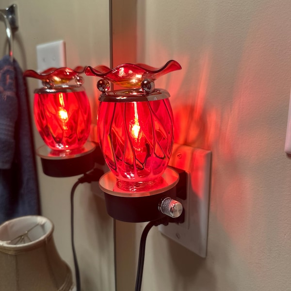 Tie Dye Oval Plug in Electric Oil Wall Burner!! Tart Warmer! Wax Warmer ...