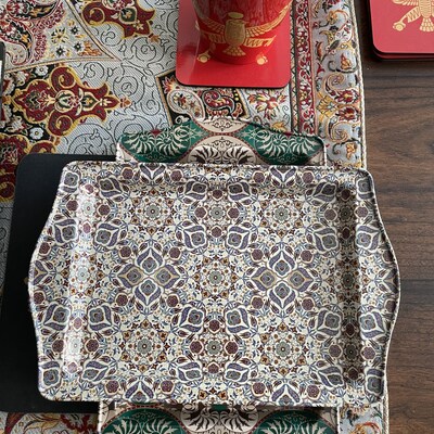 Placemats / Mediterranean Persian Pattern Placemats Set of 2, 4, 6 ...