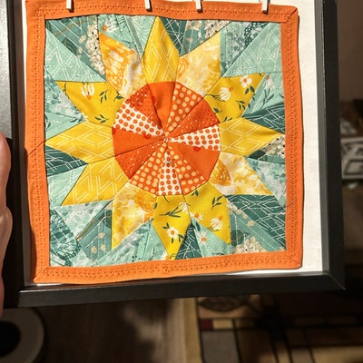 Foxy Fox Foundation Paper Piecing Pattern FPP Quilt Block - Etsy