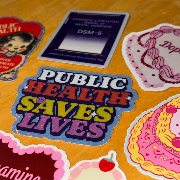 Public Health Saves Lives Vinyl Sticker - Public Health, Health Justice ...