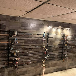 21 INSHORE Fishing Rod Rack Holder Garage Ceiling or Wall Mounted ...