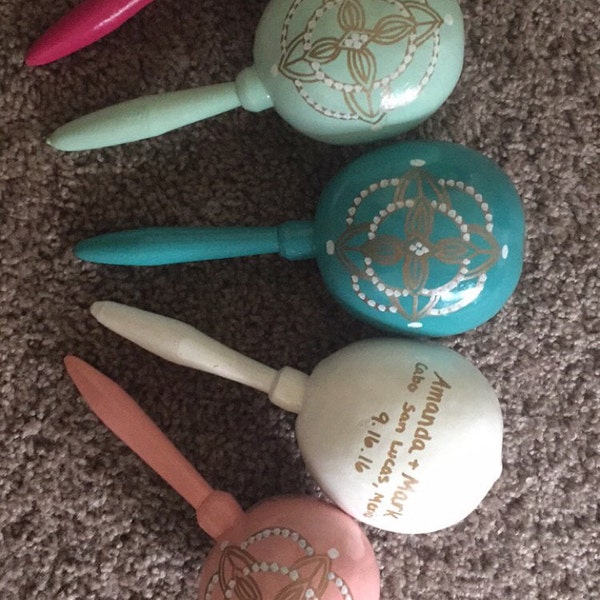 40 Custom Wedding Maracas - Etsy