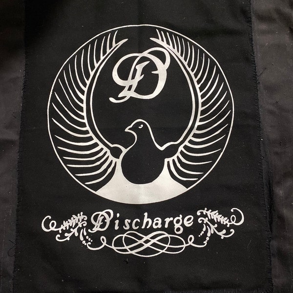 DISCHARGE - Back Patch (two Option) - Etsy