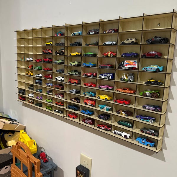 BLACK Toy Car Display Case for 100carsmatchbox Car Storagetoy Car ...