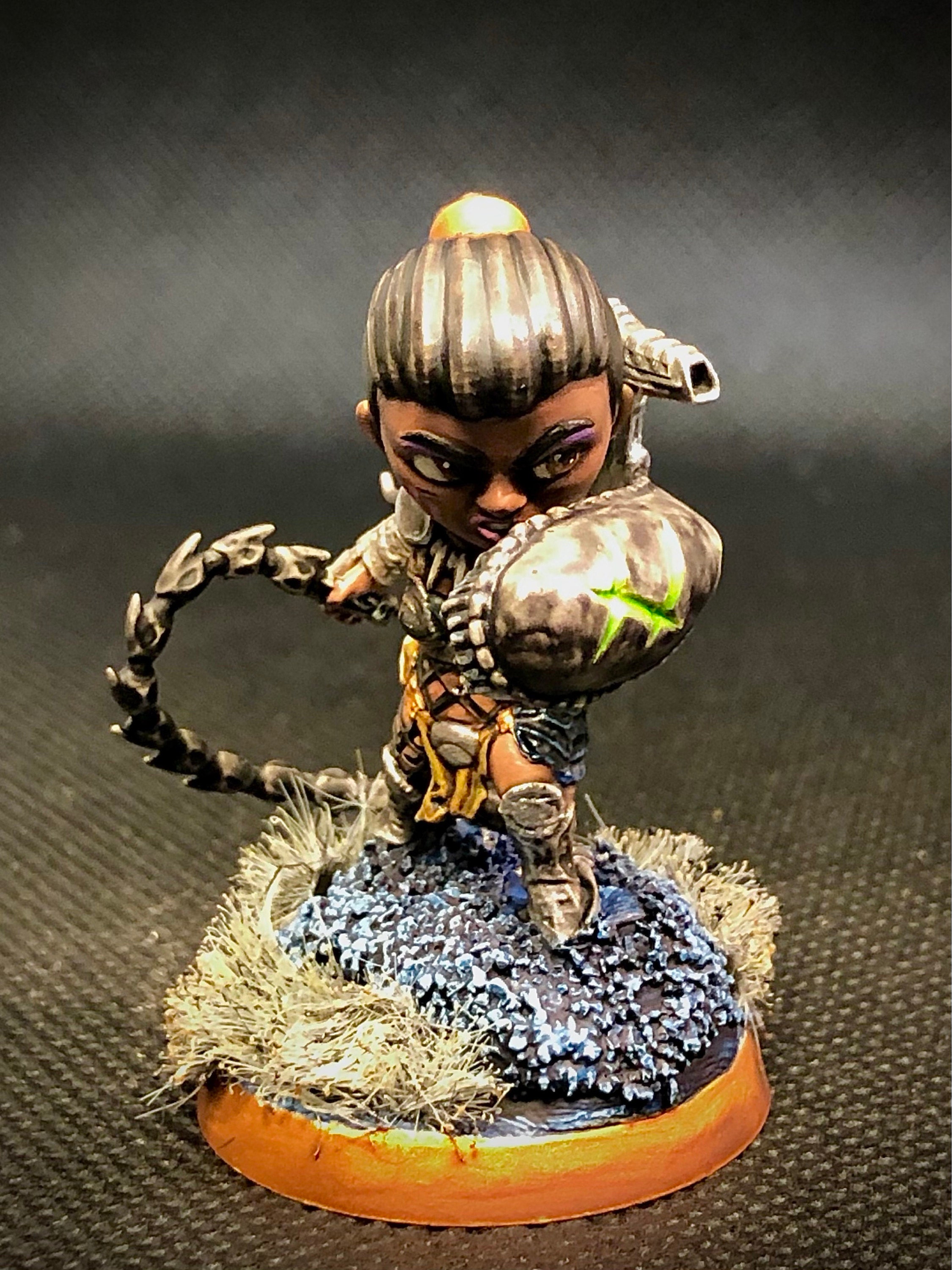 Chibi Human Female Predator 3d Printed Miniature | Etsy