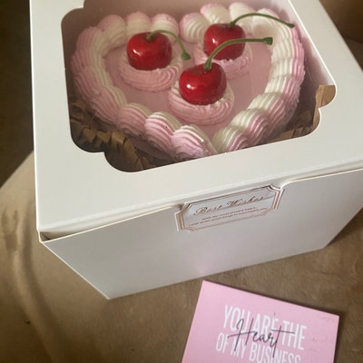 Fake Cake Jewelry Box With Mirror Vintage Cherry Decor the Betty - Etsy