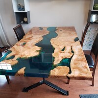 Resin River Countertop, Custom Countertop - Etsy Canada