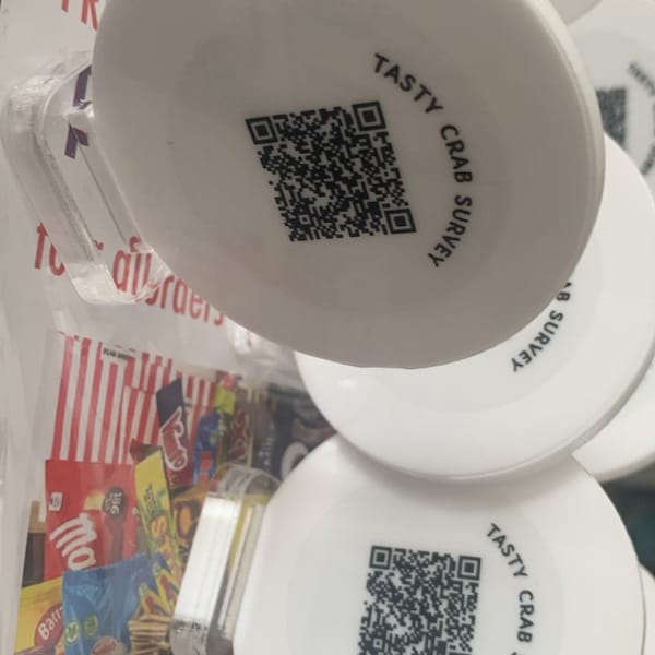 Custom QR Code Package Brand Name Stickers Sheet, Custom Text Stickers ...