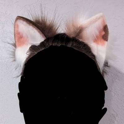 Boho Cat Ears, Realistic Cat Ears, Faux Fur Ears, Fluffy Ears, Animal ...
