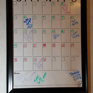 Large Classroom Calendar DIY Printable Poster Office | Etsy