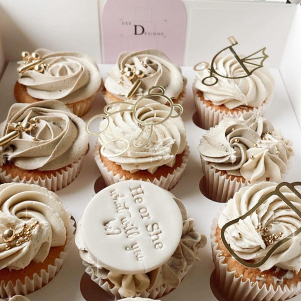 Umrah Mubarak Cupcake Topper Set, Cake Topper, Mosque, Tasbih, Prayer ...