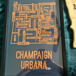 Eugene, Oregon Street Map Screen Print - Etsy