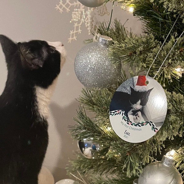 Cats First Christmas Ornament- Kittens First Christmas Ornament- Kittys ...