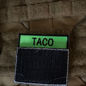 Custom 3 Lines of Text Personalized Patch With Hook and Loop Fastener ...