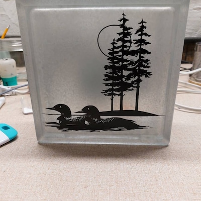 Lake Loons, Svg Png Jpg DXF Nature Wilderness Forest for DIY Laser ...