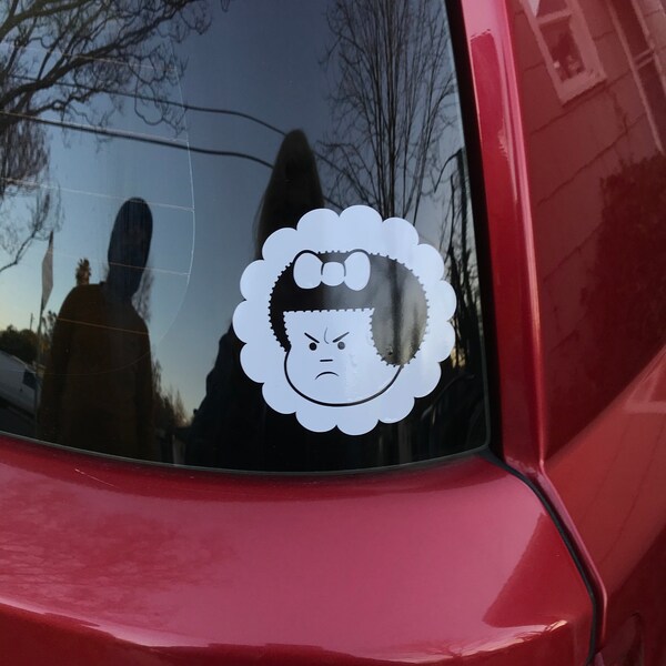 Frowning Nancy Comic Strip Car Laptop Vinyl Sticker - Etsy
